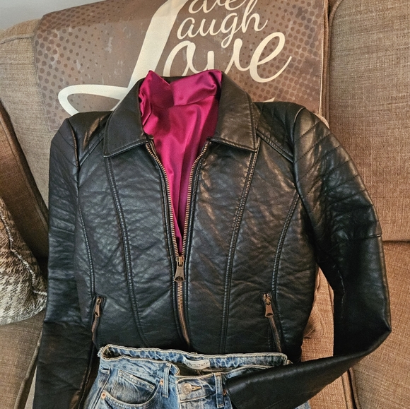 Andrew Marc | Jackets & Coats | Marc Andrew Womens Leather Full Zipper ...